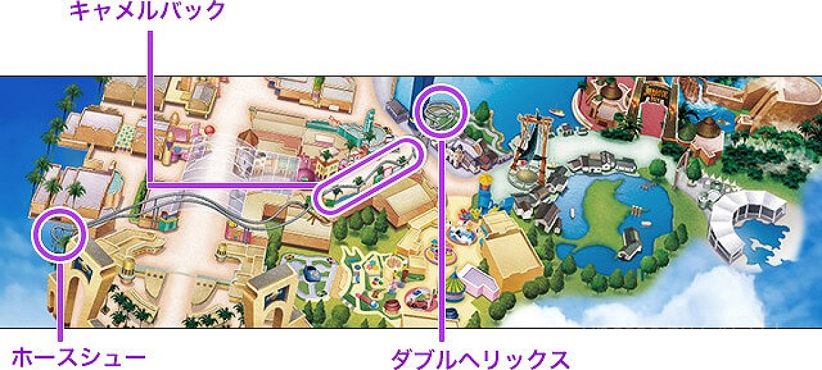 USJの地図| キャステル | CASTEL ディズニー情報