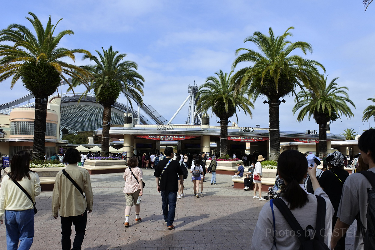 USJのチケットブース（2023年6月）| キャステル | CASTEL ディズニー情報